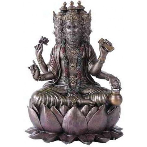 Brahma Bronze Resin Hindu God Statue, Buddhist, Hindu Gods Brahma Bronze Resin Hindu God Statue, Buddhist, Hindu Gods